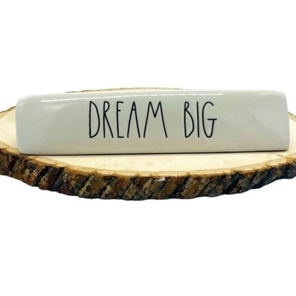 Rae Dunn | Office | Rae Dunn New Dream Big Inspirational Desk Placard ...